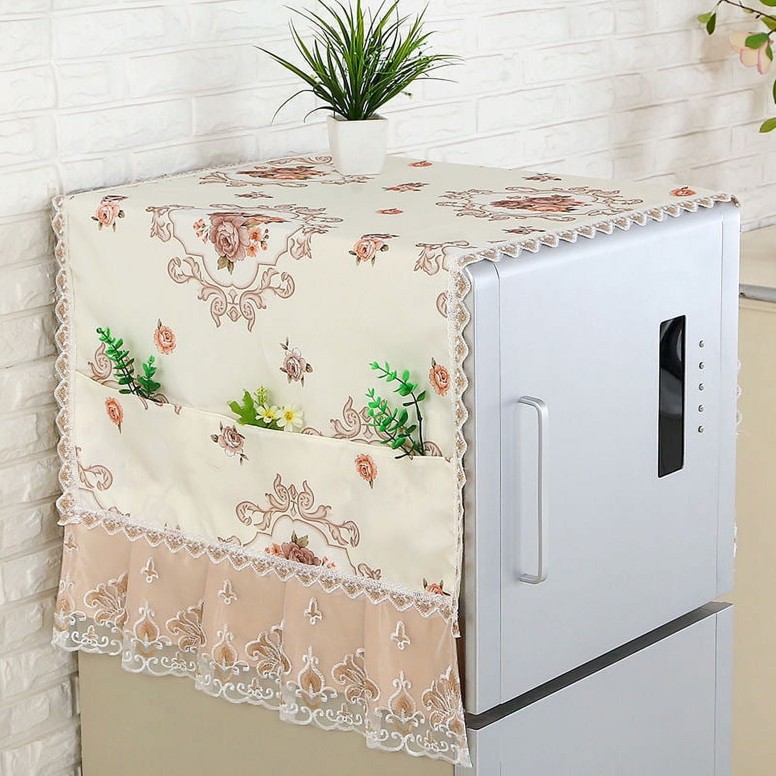 ERDOUY 1 piece simple refrigerator towel, single open double open door ...