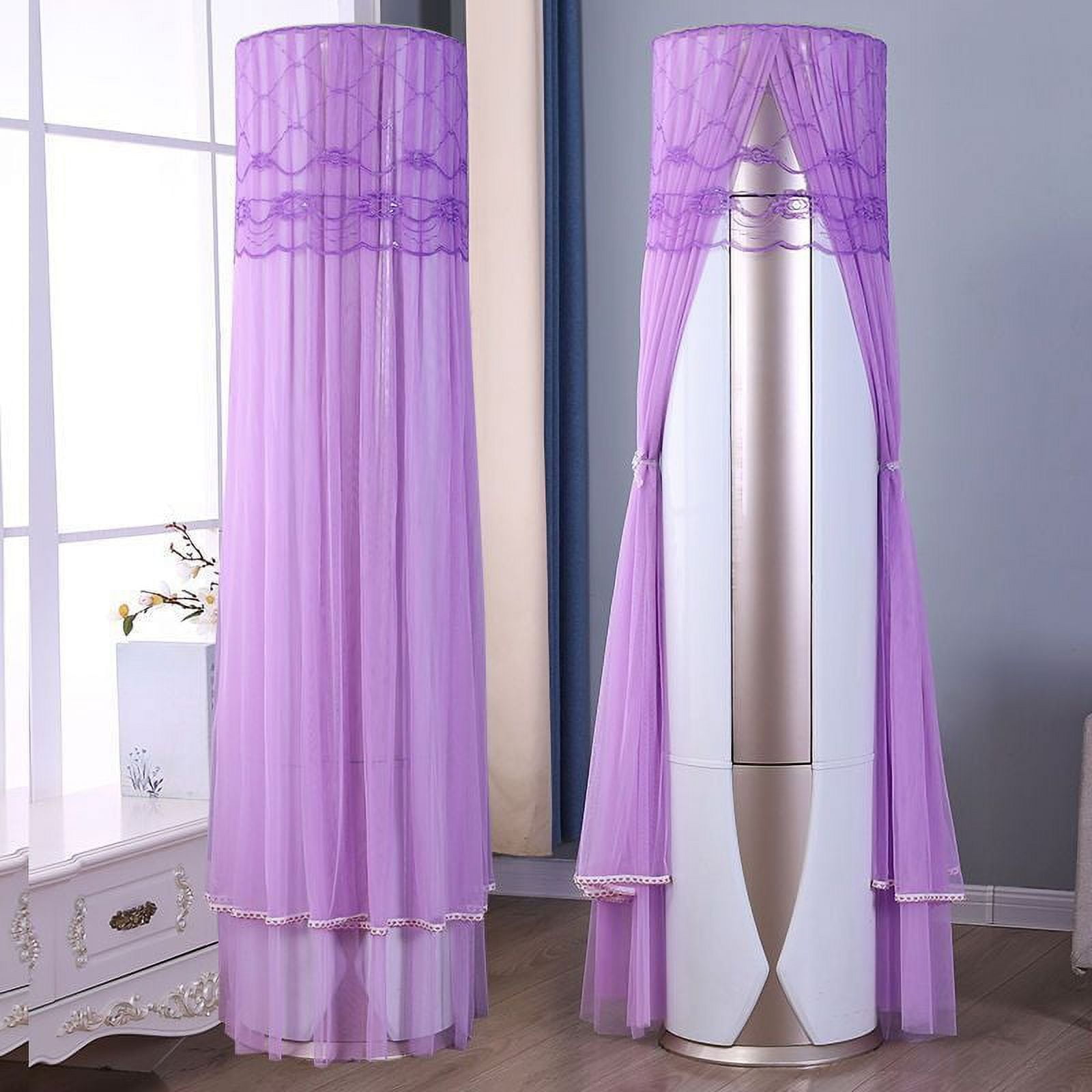 ERDOUY 1 piece vertical cylindrical air conditioner dust and sun cover ...