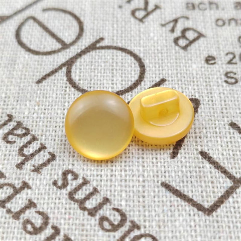 ERDOUY 100 Pcs 15mm Half Circle Decorative Resin Toggle Buttons ...