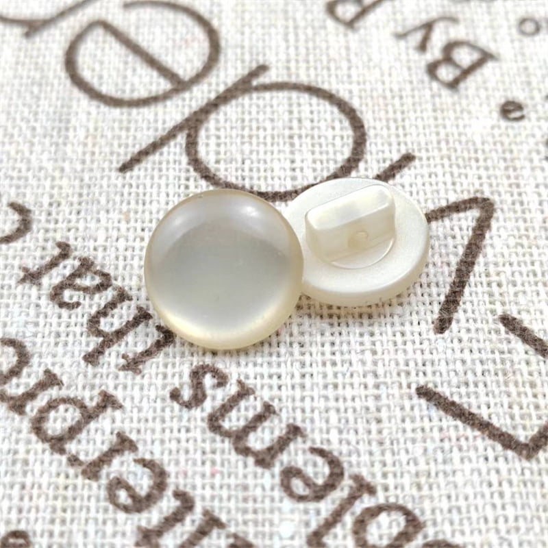ERDOUY 100 Pcs 15mm Half Circle Decorative Resin Toggle Buttons ...
