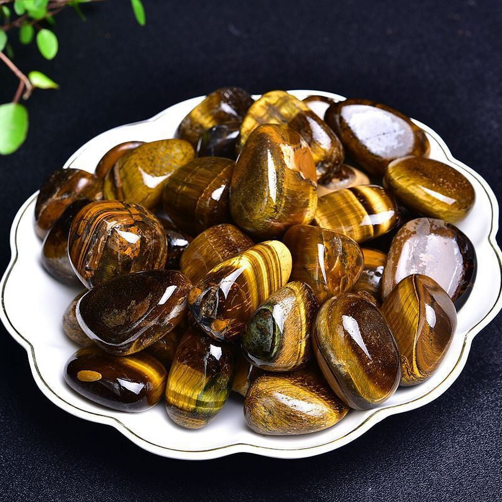 ERDOUY 200g brown natural tiger eye stone raw stone polished stone, DIY ...