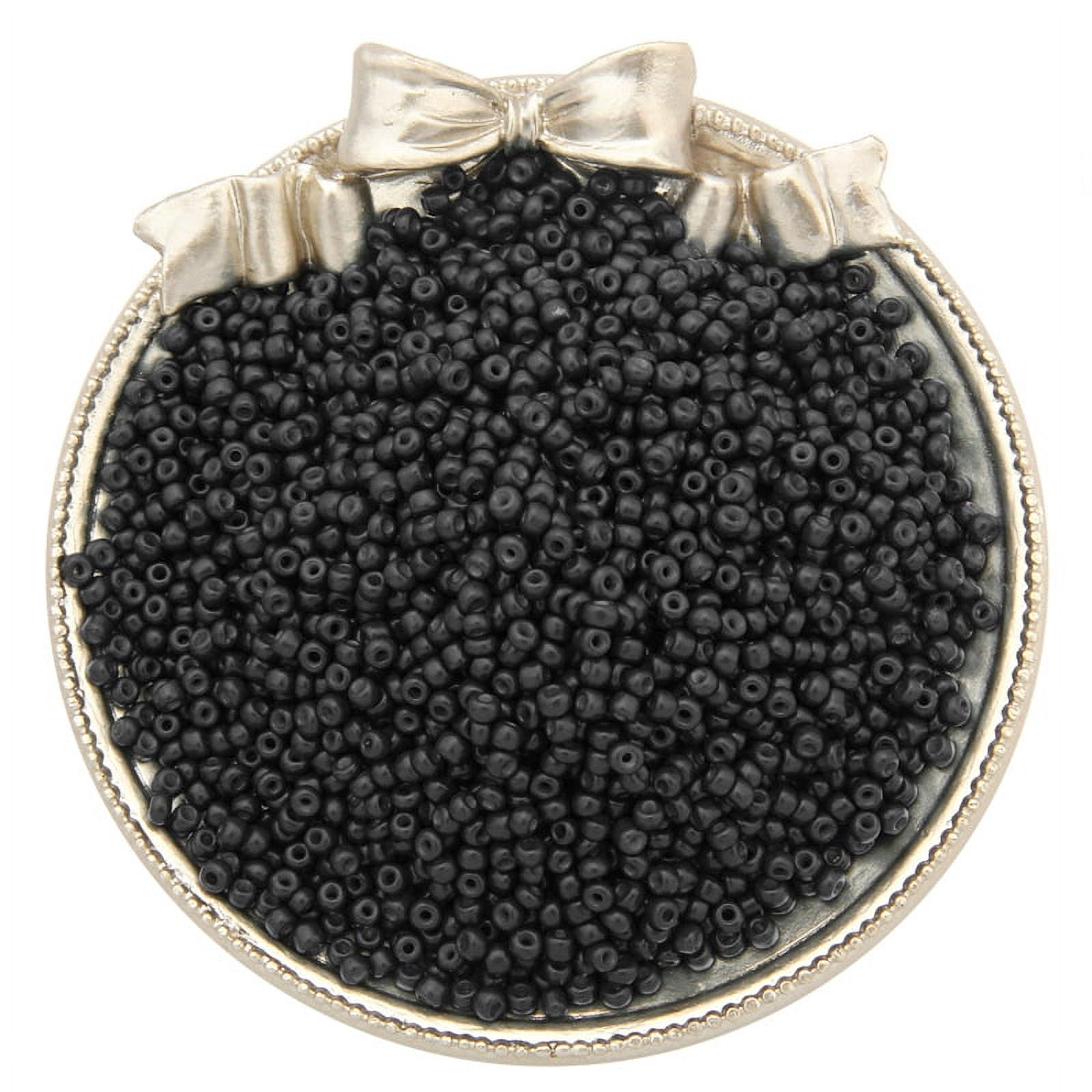 ERDOUY 300-Piece 4mm Glass Seed Beads Bulk Set, Mini Pony Spacer Beads ...