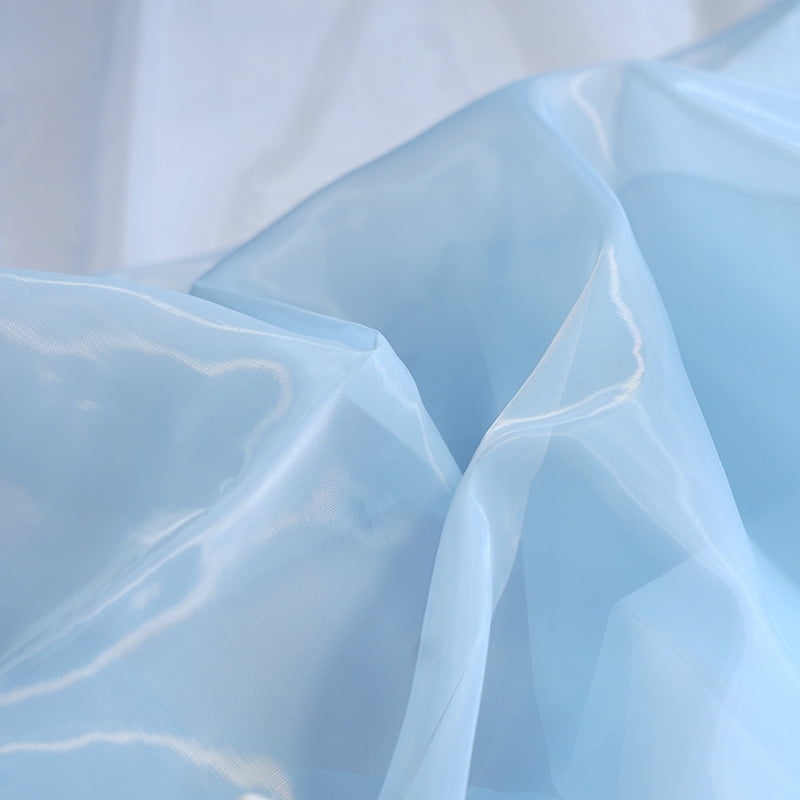 ERDOUY 39.37"×59.06" Transparent Silk Organza Fabric, Mirror-Like Water ...