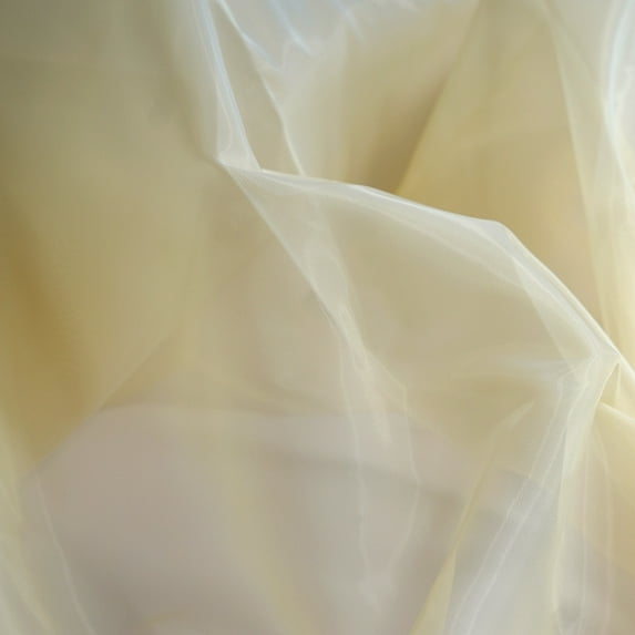 ERDOUY 39.37"×59.06" Transparent Silk Organza Fabric, Mirror-Like Water ...