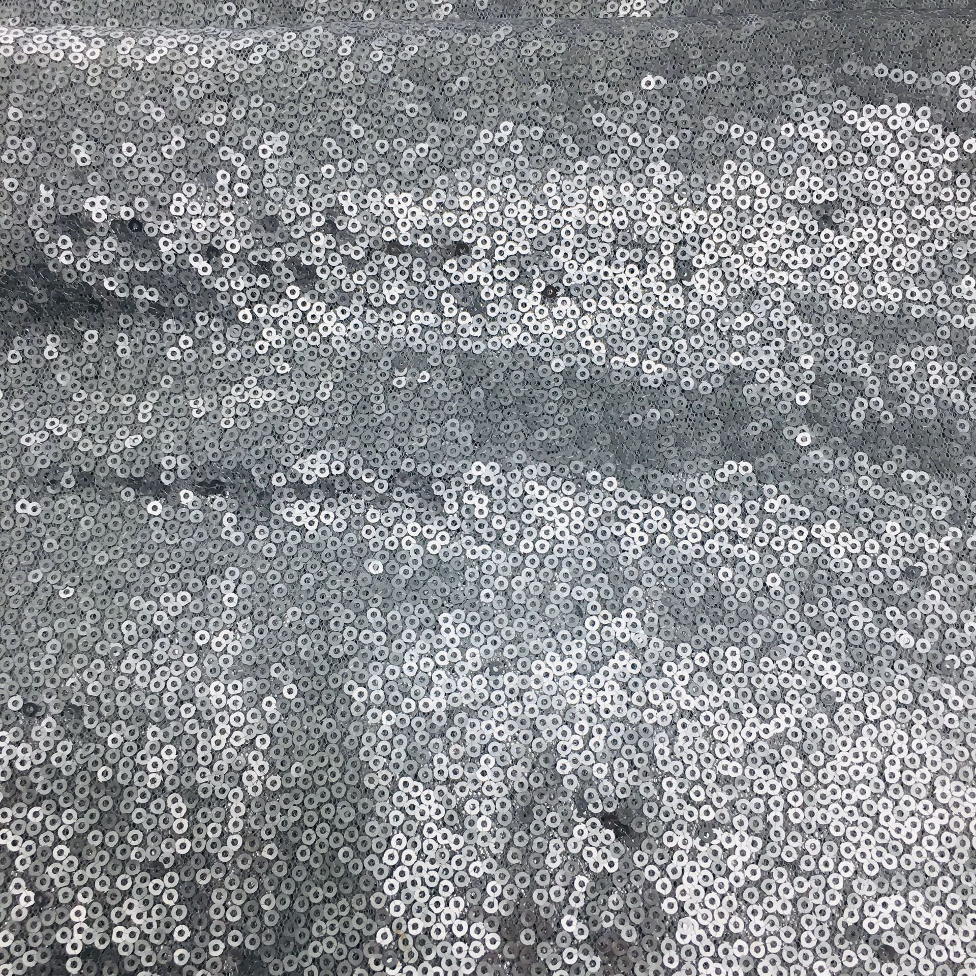 ERDOUY 39"x53" Colorful 3mm Sequin Fabric, Sparkle Sequined Material ...