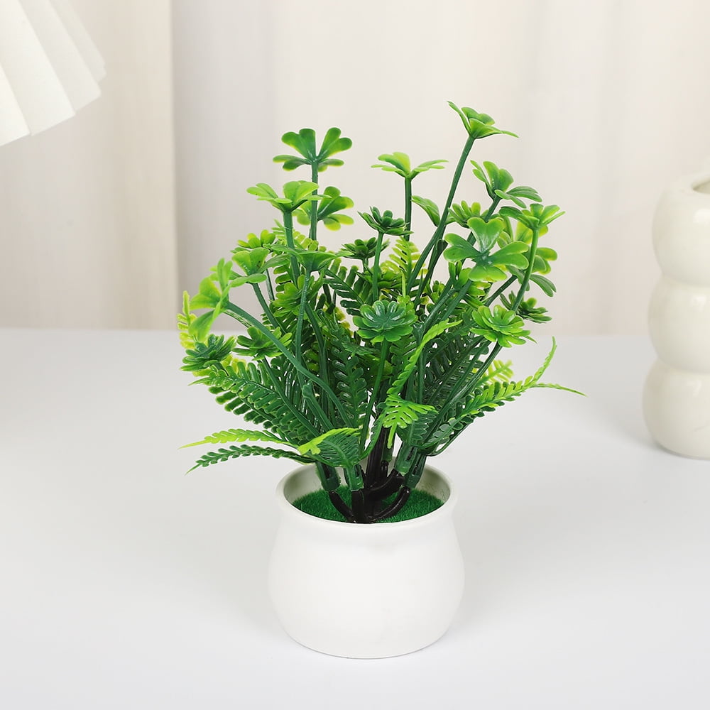 ERDOUY 3pcs Simulation Plant Potted Plant Small Fake Potted Plants Mini ...