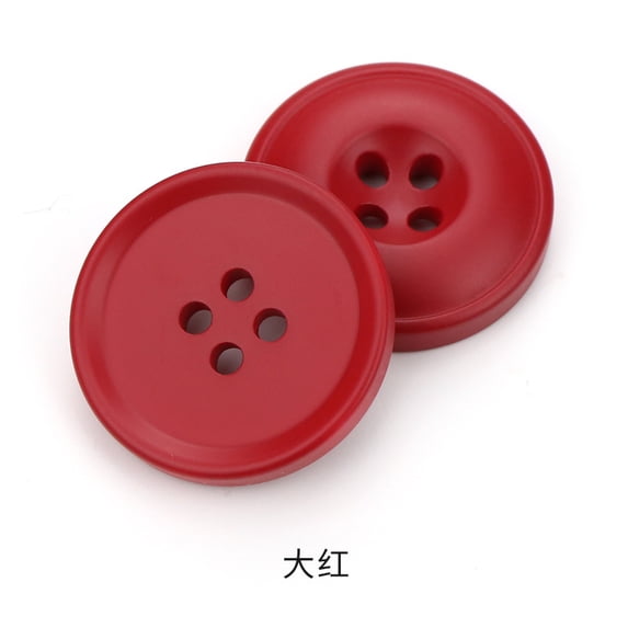 ERDOUY 50PCS 27mm Resin Sewing Buttons, Decorative Plastic Button ...