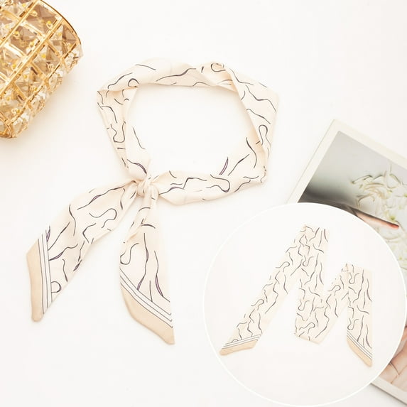 ERDOUY Elegant Personalized Scarf, Long Scarf, Headband Binding Bag ...