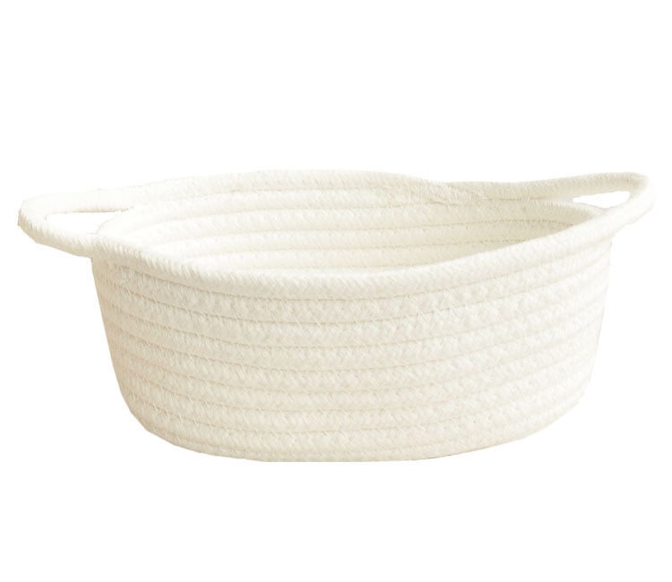 ERDOUY Small Woven Basket,Cute Rope Room Shelf Storage Basket, Cat Dog ...