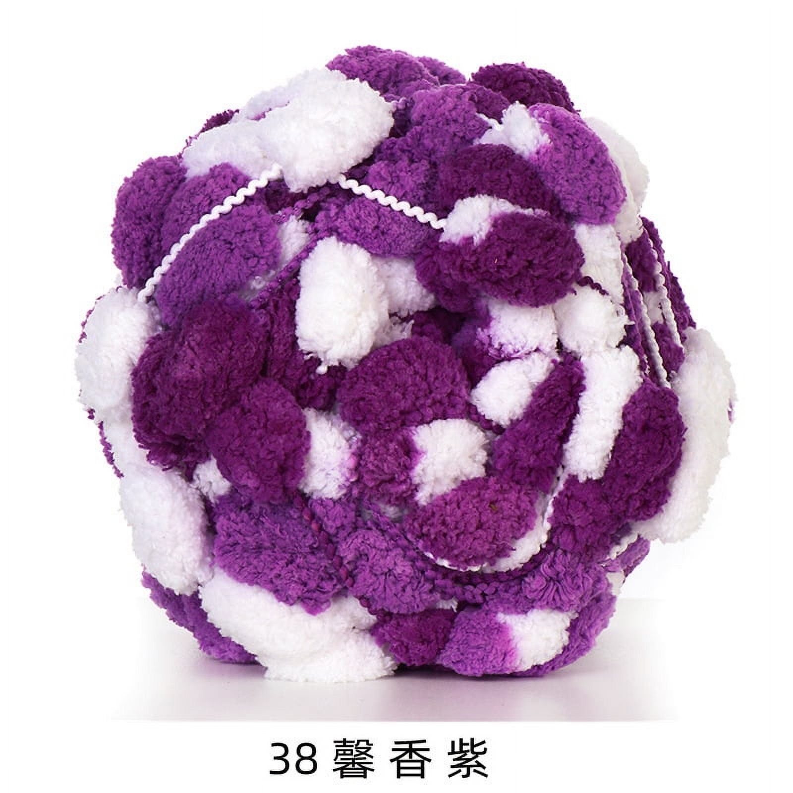 ERDOUY Soft Plush Wool Acrylic Fancy Loop Yarn for Doll Hair Making ...