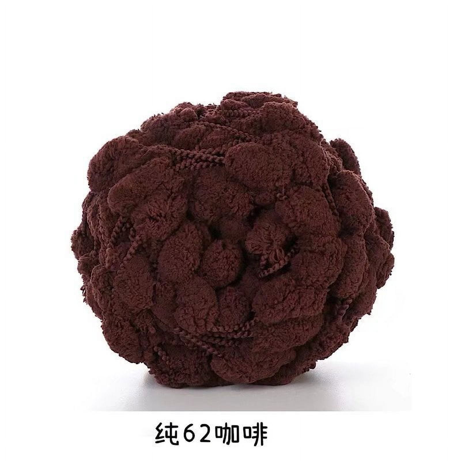 ERDOUY Soft Plush Wool Acrylic Fancy Loop Yarn for Doll Hair Making ...