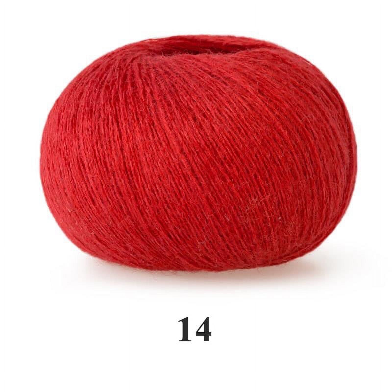 ERDOUY Soft Plush Wool Acrylic Fancy Loop Yarn for Doll Hair Making ...