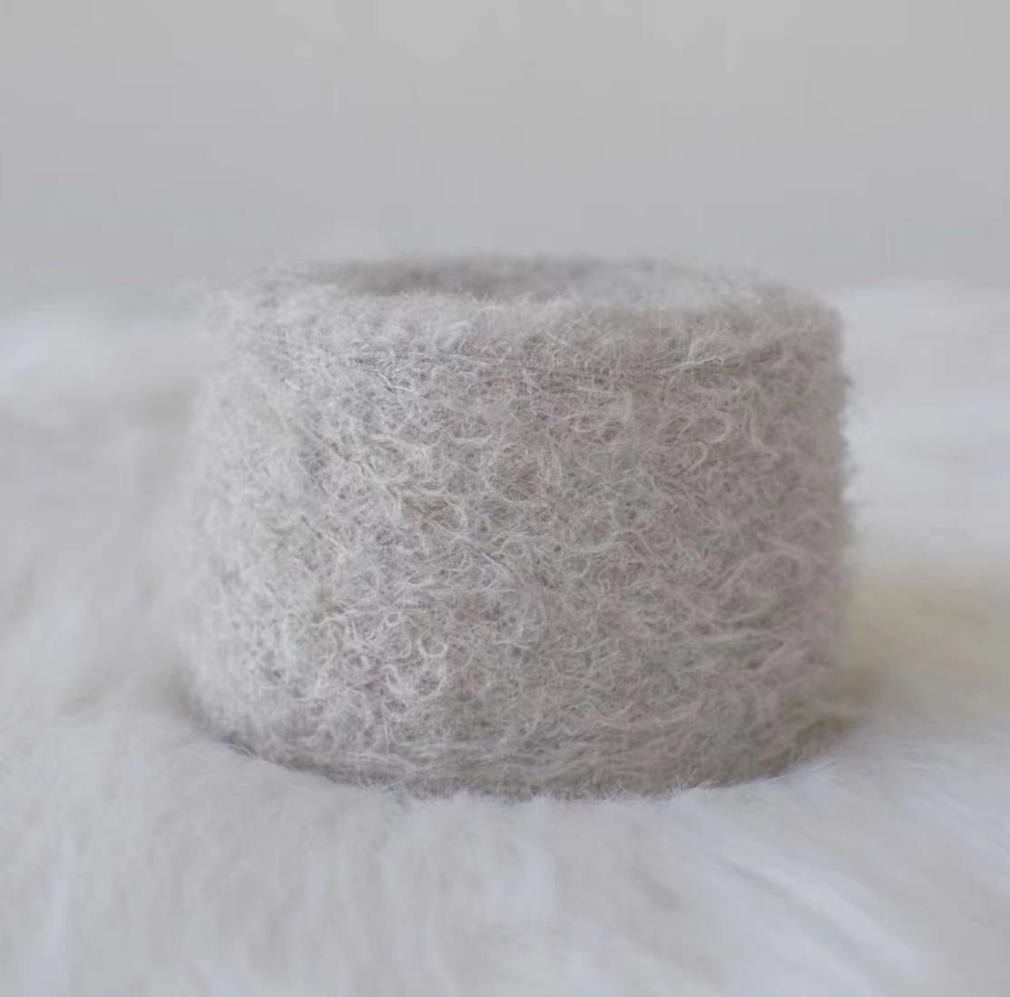 ERDOUY Soft Plush Wool Acrylic Fancy Loop Yarn for Doll Hair Making ...