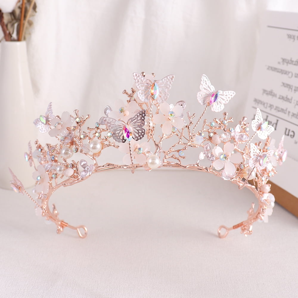 ERDOUY Wedding Tiara for Bride Princess Tiara Headband Bridal Crown ...