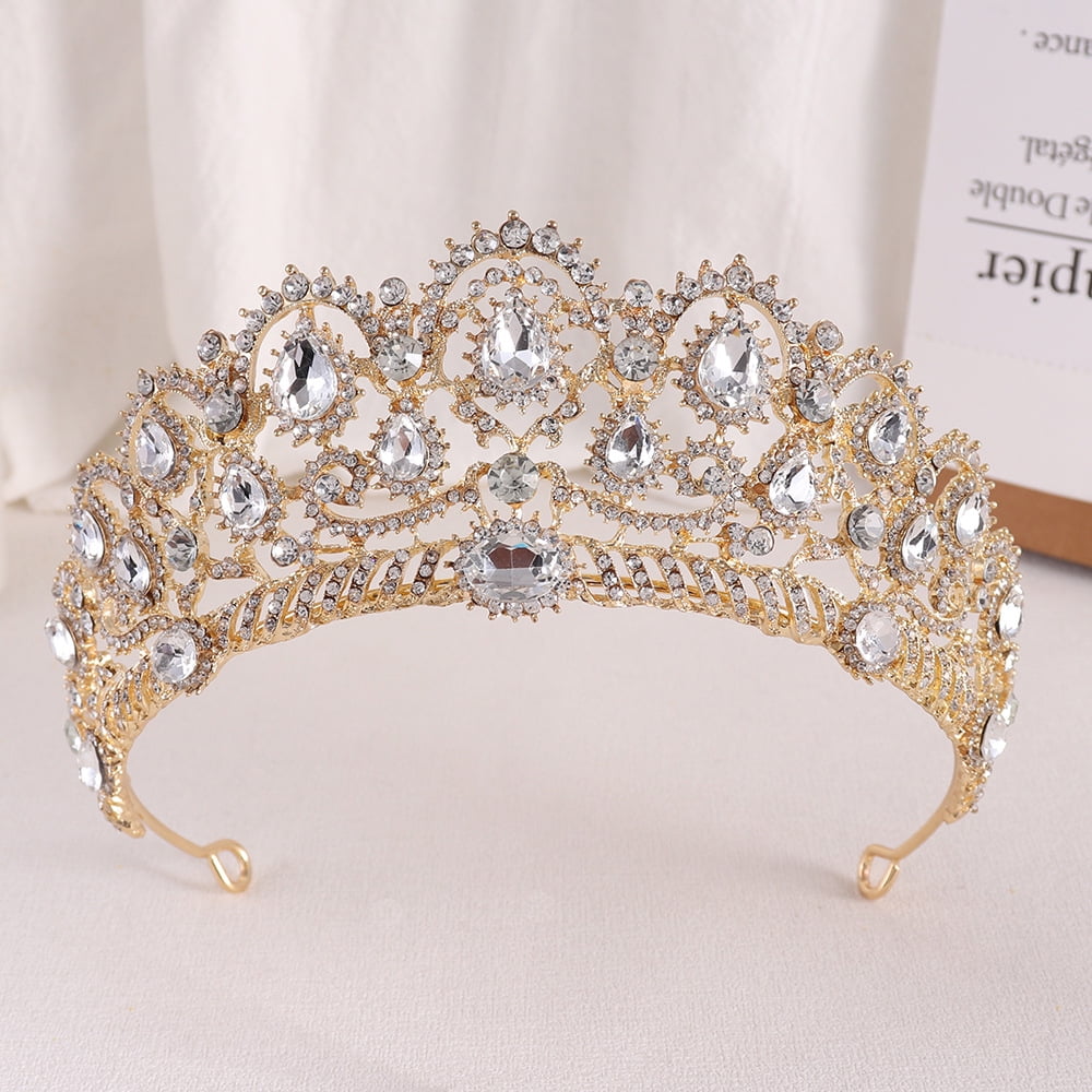 ERDOUY Wedding Tiara for Bride Princess Tiara Headband Bridal Crown ...