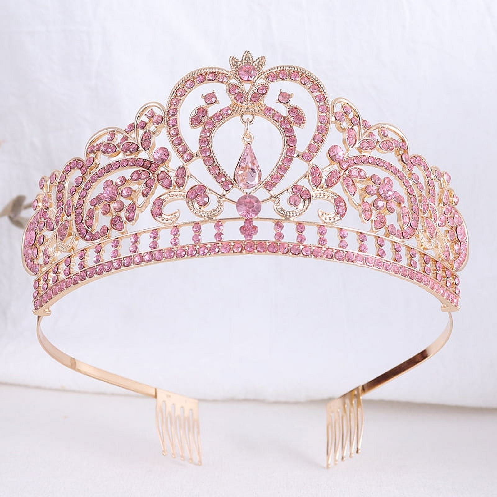 ERDOUY Wedding Tiara for Bride Princess Tiara Headband Bridal Crown ...