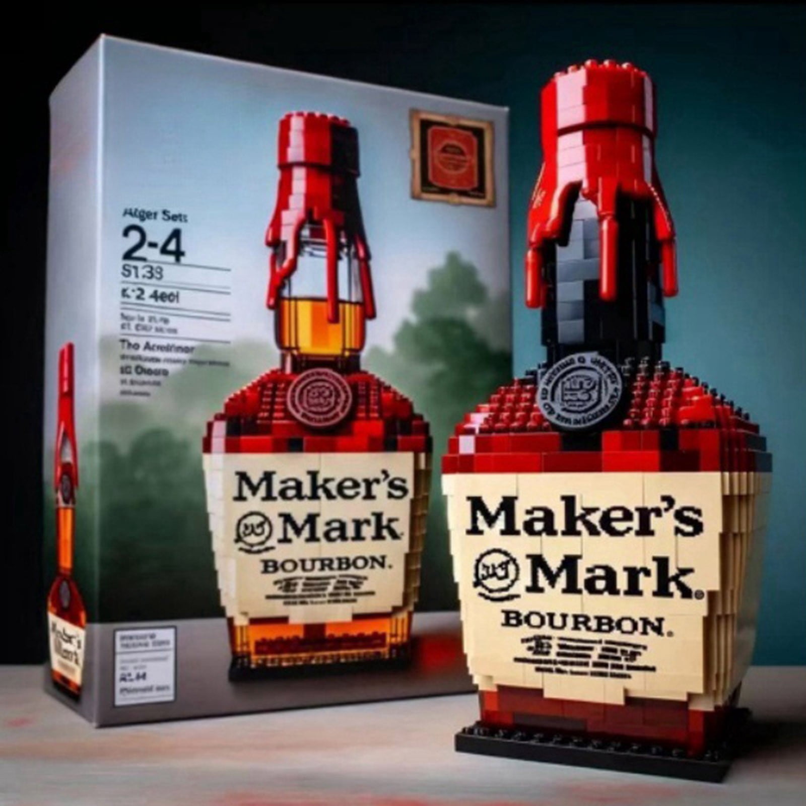 ERETOY Alcohol Bottle Model Kit – Whiskey Vodka Rum Wine Tequila ...