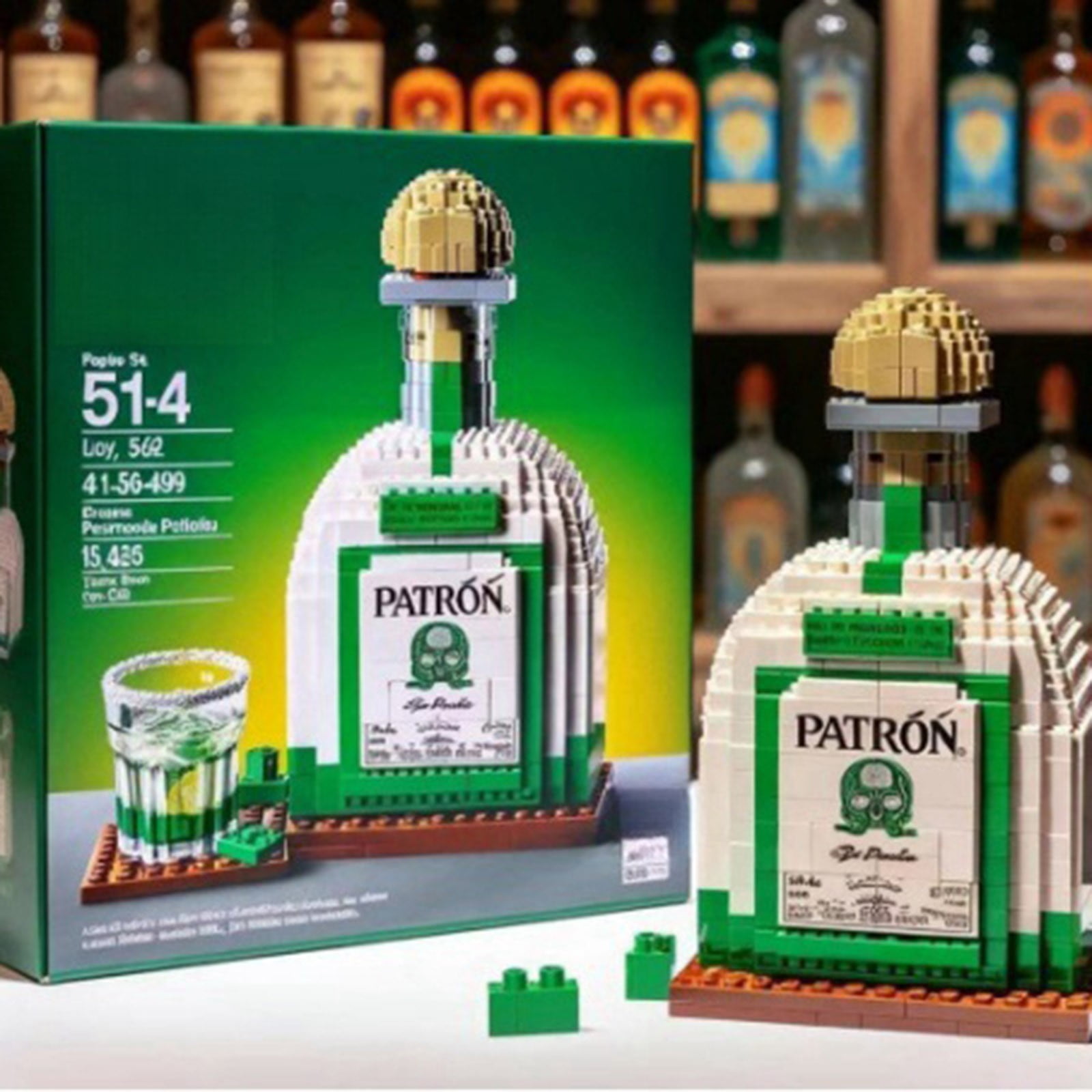 ERETOY Alcohol Bottle Model Kit – Whiskey Vodka Rum Wine Tequila ...