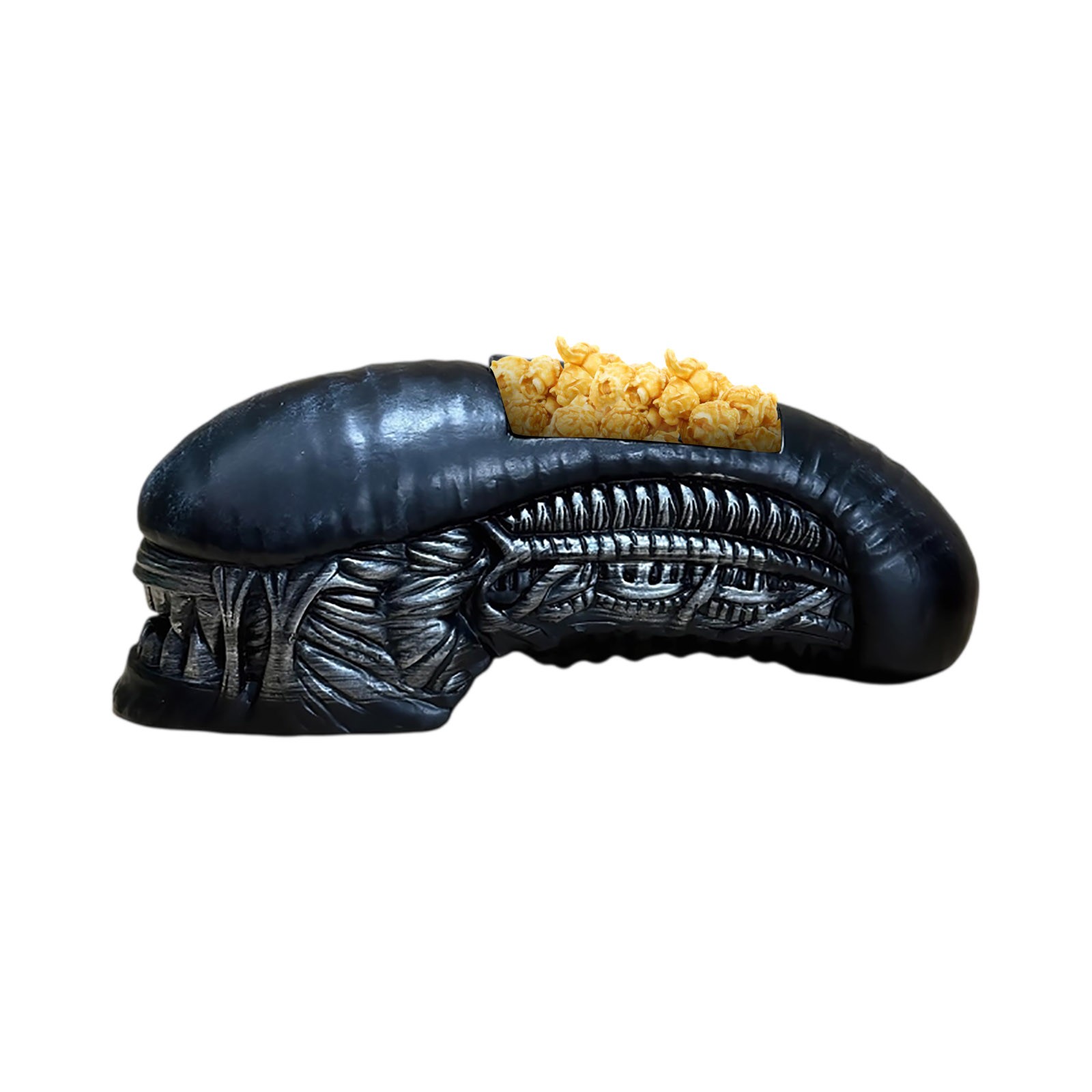 ERETOY Alien Xenomorph Skull Popcorn Bucket – 10" Plastic Popcorn ...