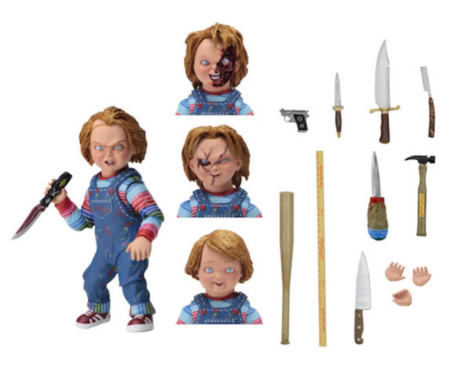 ERETOY Child's Play Ultimate Chucky Action Figures - 4" Chucky Killer ...
