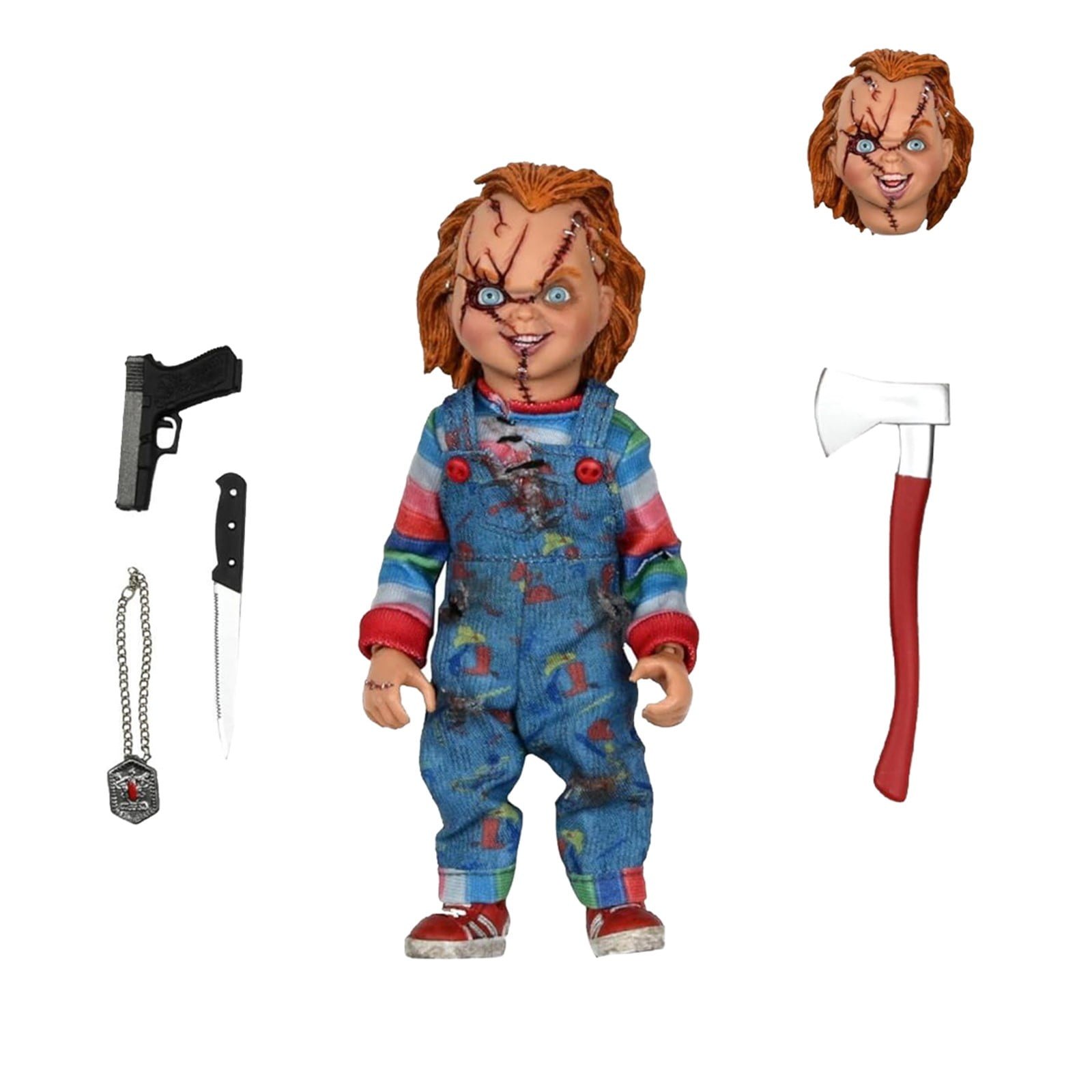 ERETOY Child's Play Ultimate Damaged Chucky Action Figures - 4" Chucky ...