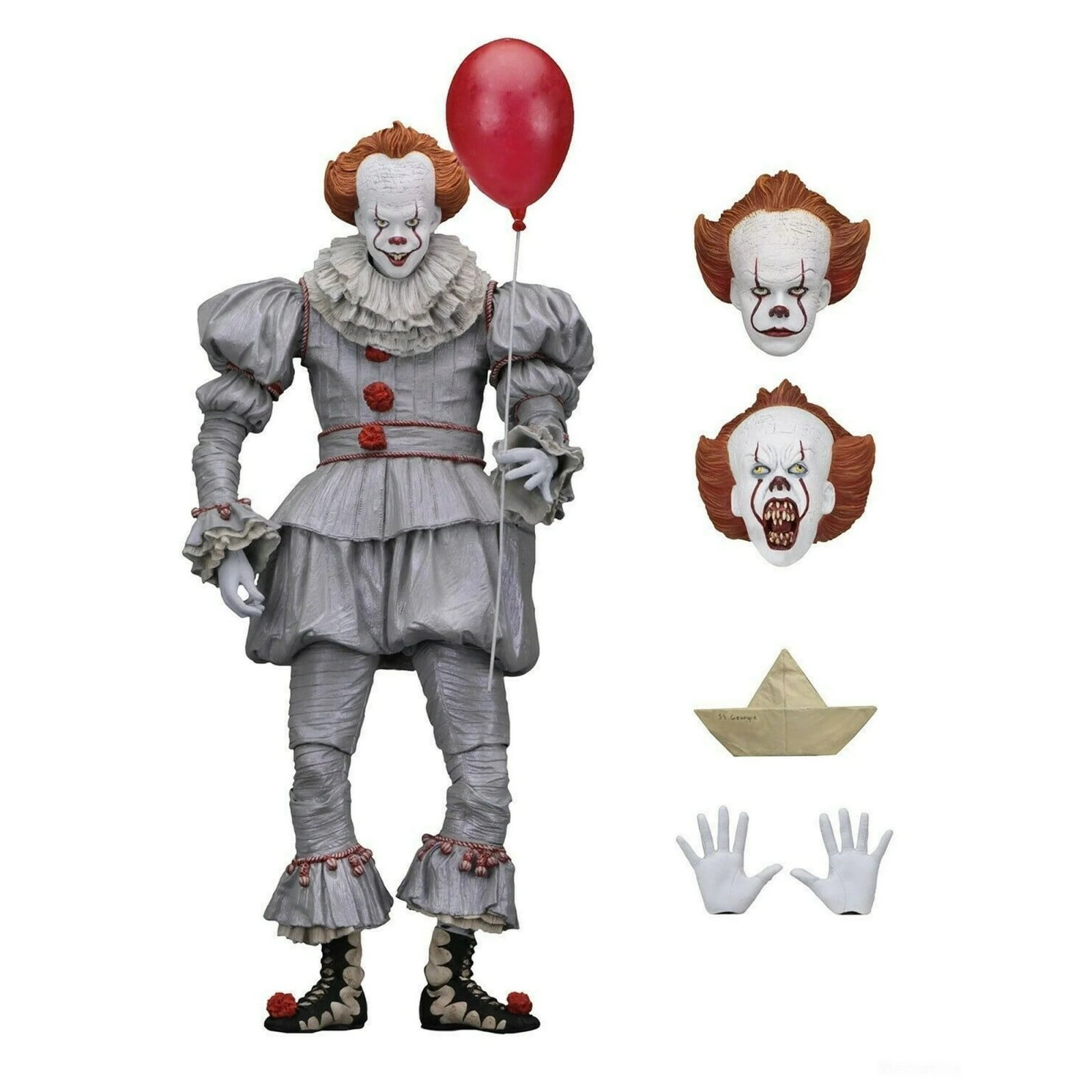 ERETOY IT Horror Movies Clown Action Figures - 7" Ultimate Pennywise ...