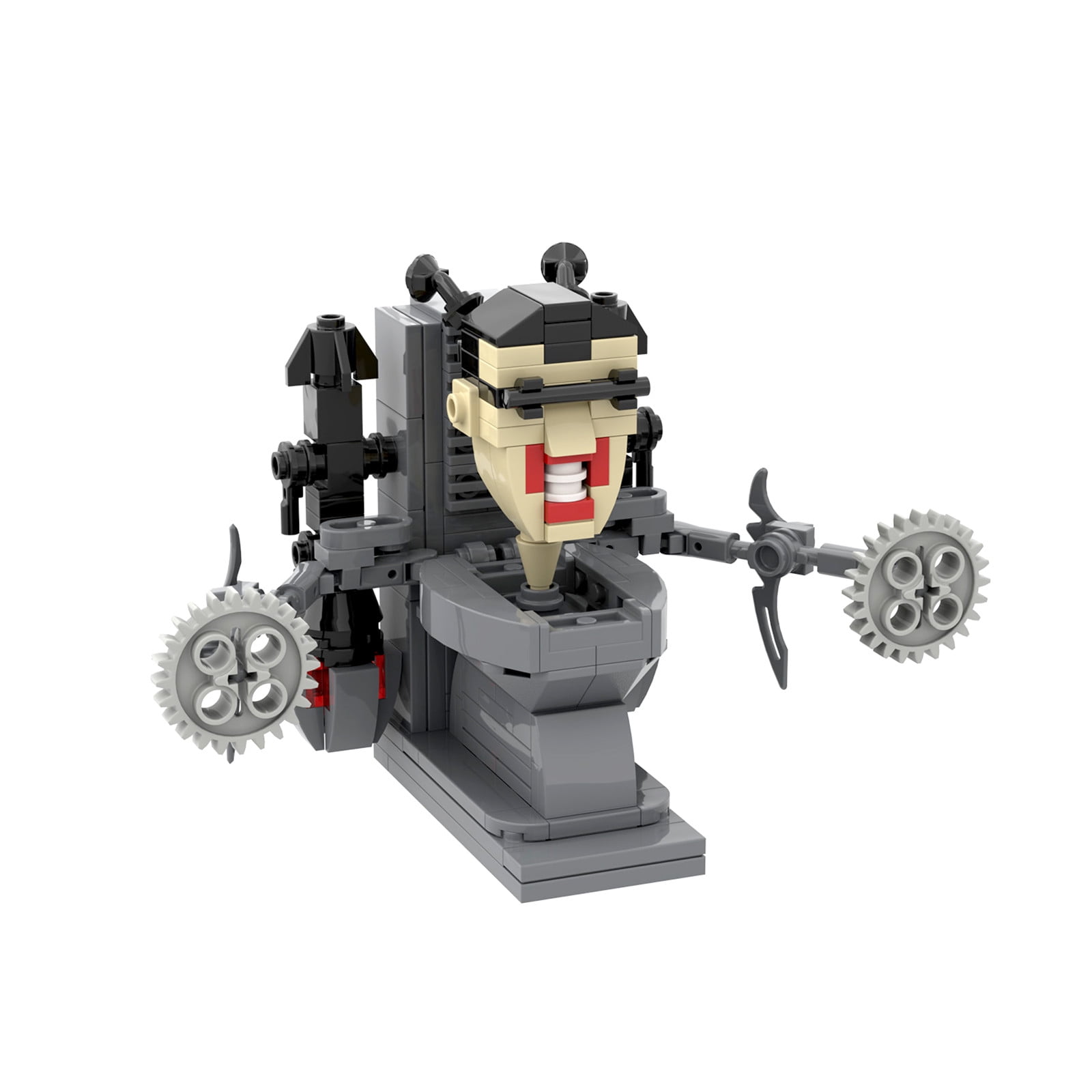 ERETOY Skibidi Toilet Toy Buzzsaw Skibidi Toilet Building Block Set - 7 ...