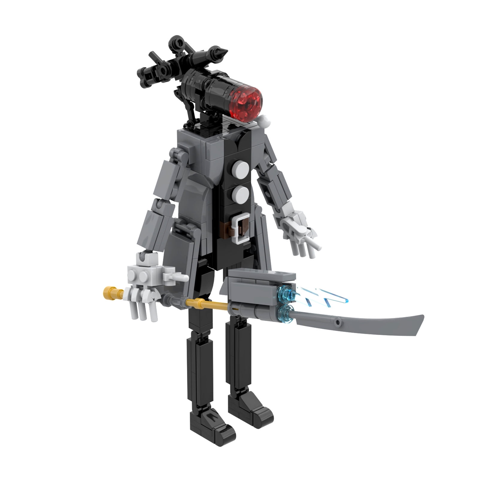 ERETOY Skibidi Toilet Toy Cameraman Building Block Set - 4.1" Cameraman ...