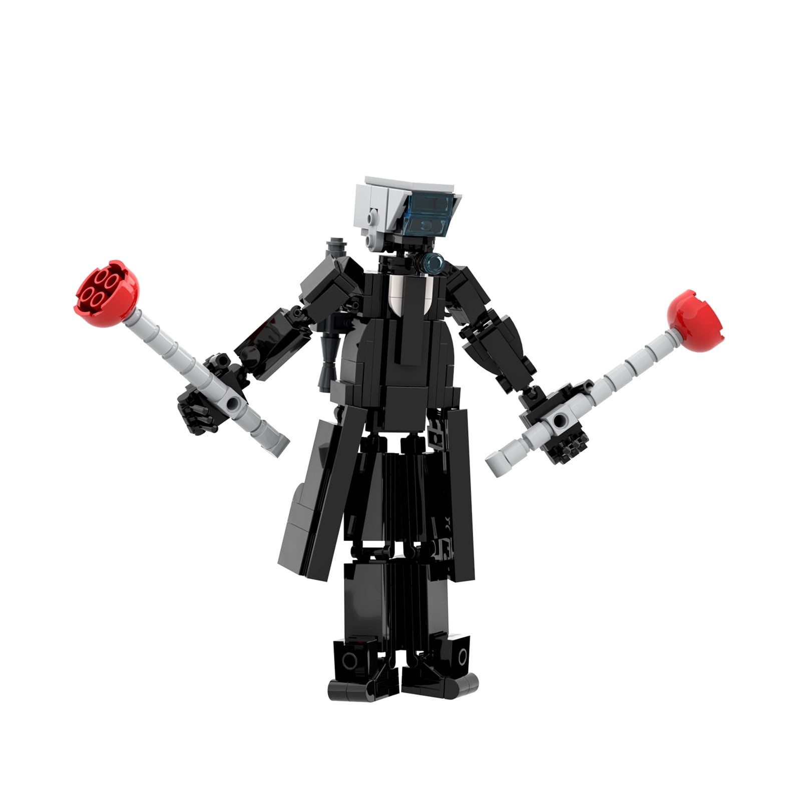 ERETOY Skibidi Toilet Toy Cameraman Figure Building Block Set - 9.29 ...