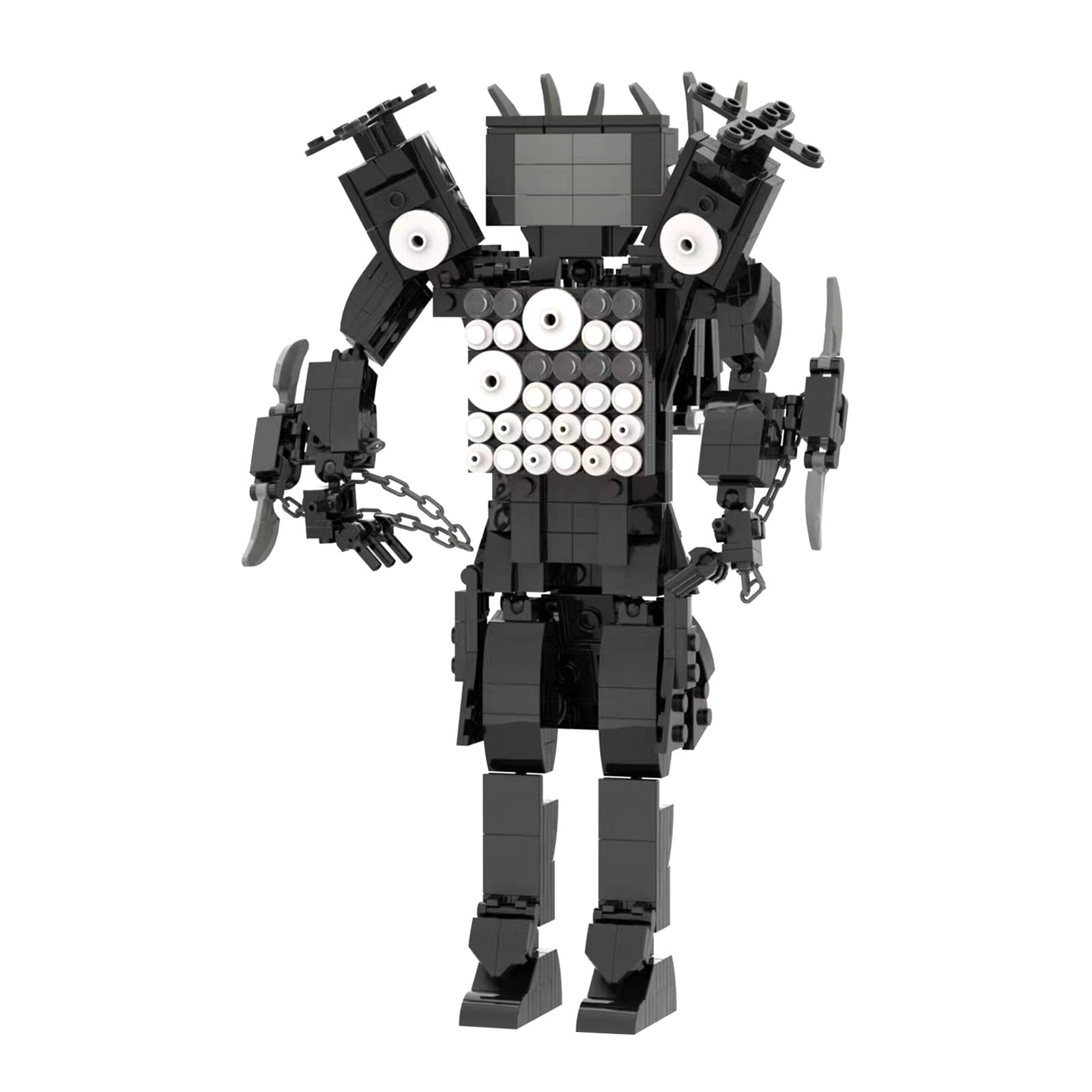 ERETOY Skibidi Toilet Toy Titan Tv Man Building Block Set - 9.92 ...