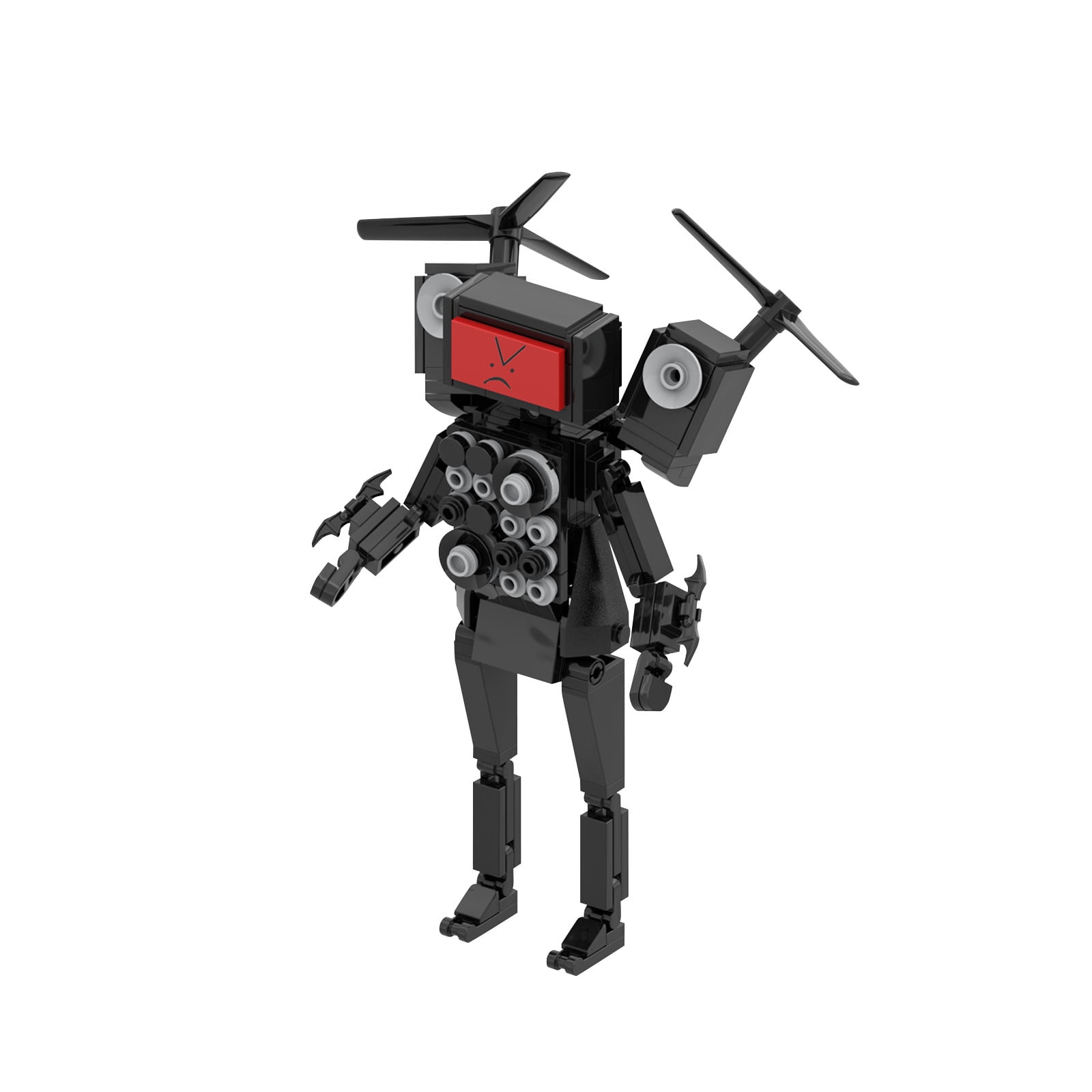 ERETOY Skibidi Toilet Toy Upgraded Titan Tv Man Figure Building Block ...