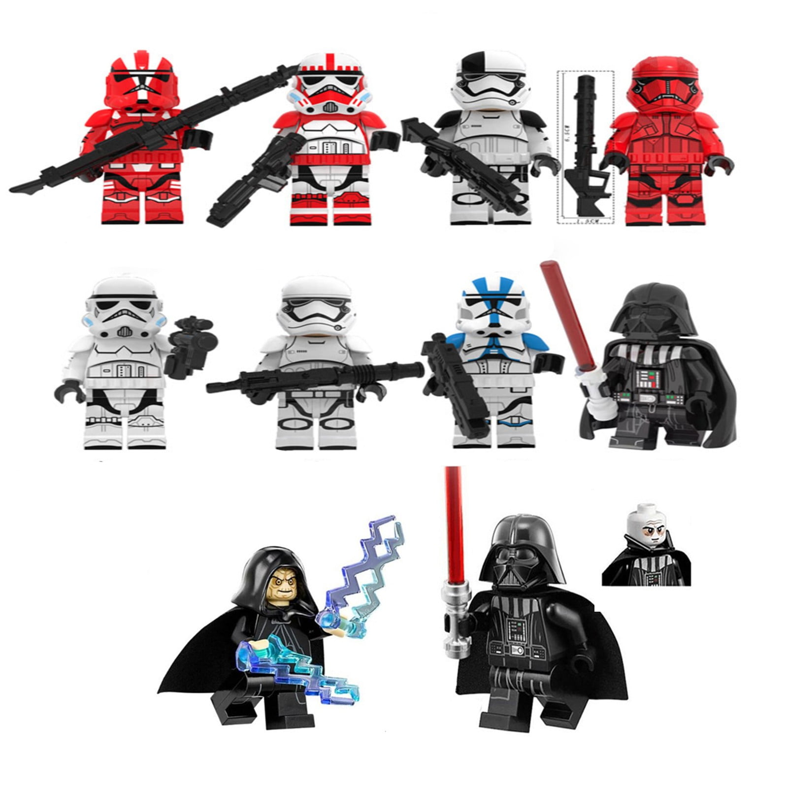 ERETOY Star--Wars Minifigures Action Figure Building Block Toys Set ...