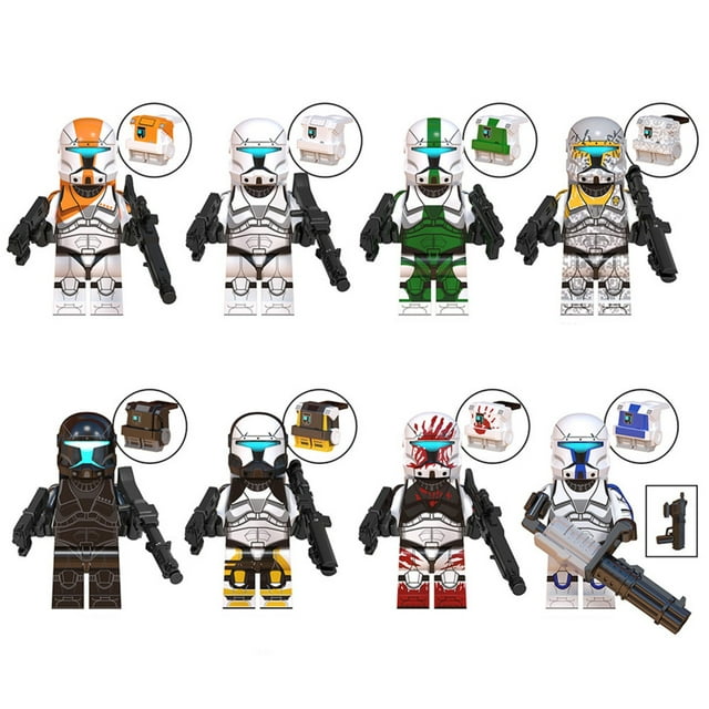 ERETOY Star--Wars Republic Commandos Minifigure Action Figure Building ...