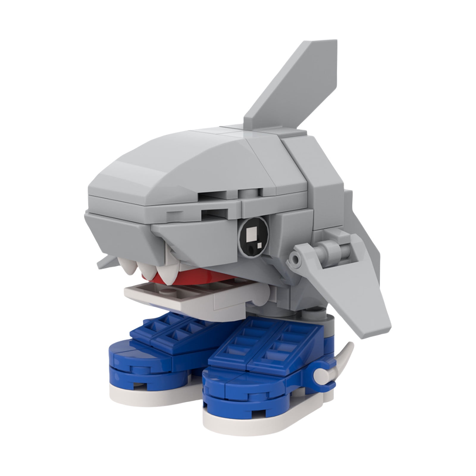 ERETOY Tralalero Tralala Meme Shark Block Toy - 2.75" Blue or Pink ...