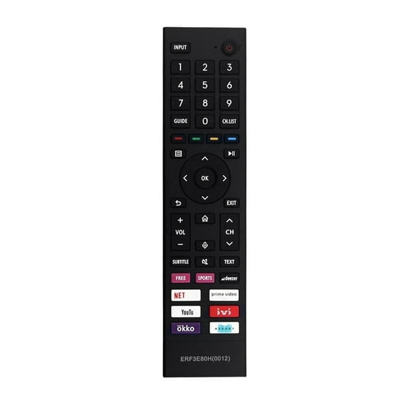 ERF3E80H Replace Remote Control Compatible with for Hisense 4K UHD Ultra HD LED Android Smart TV ...