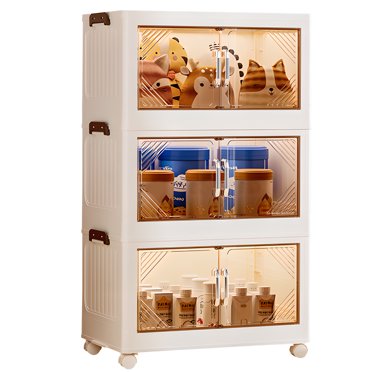 Karramlili Storage Bins with Lids - Plastic Storage Bins 3 Packs ...