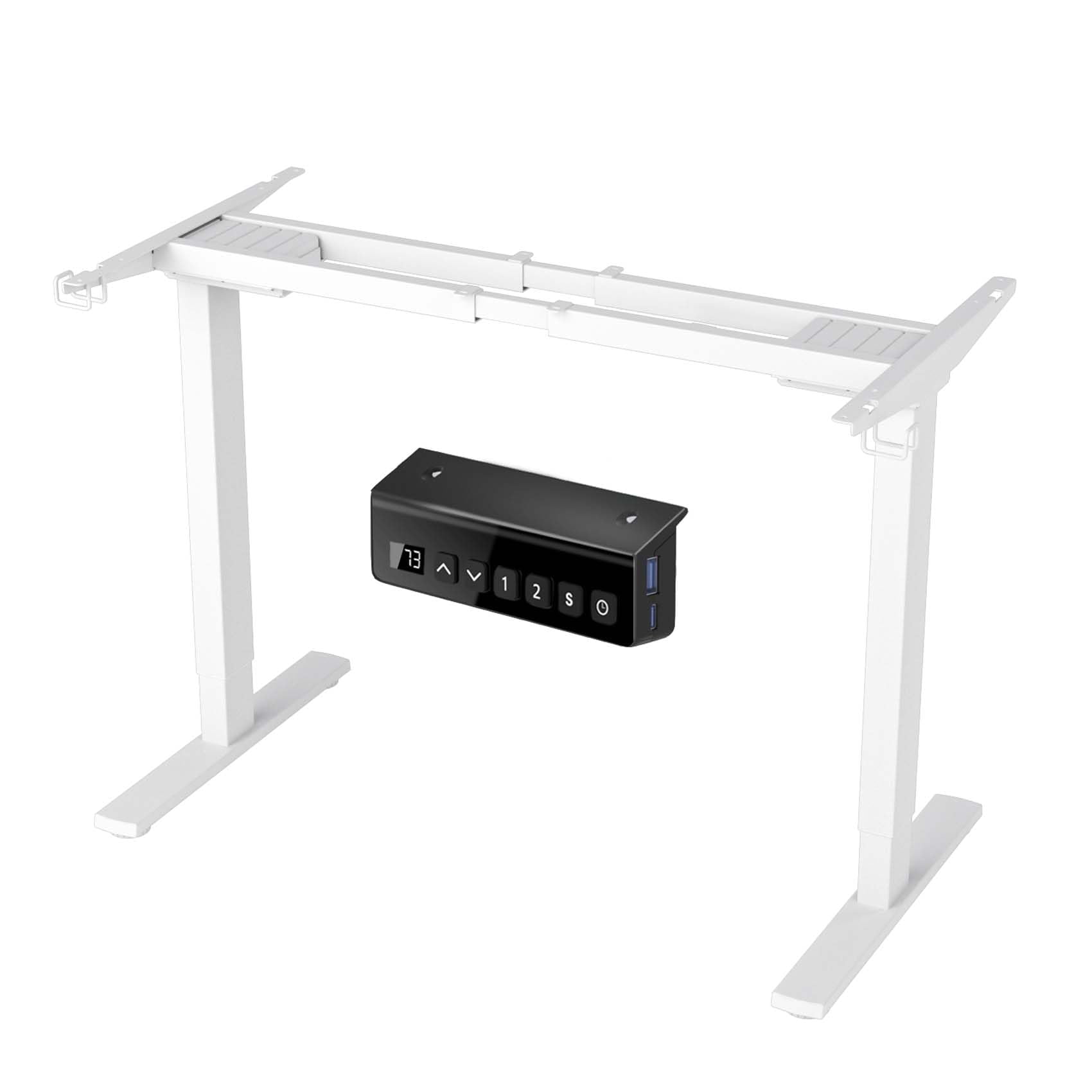 ERGOMAKER Dual Motor Electric Adjustable Standing Computer Desk，2 Stage ...