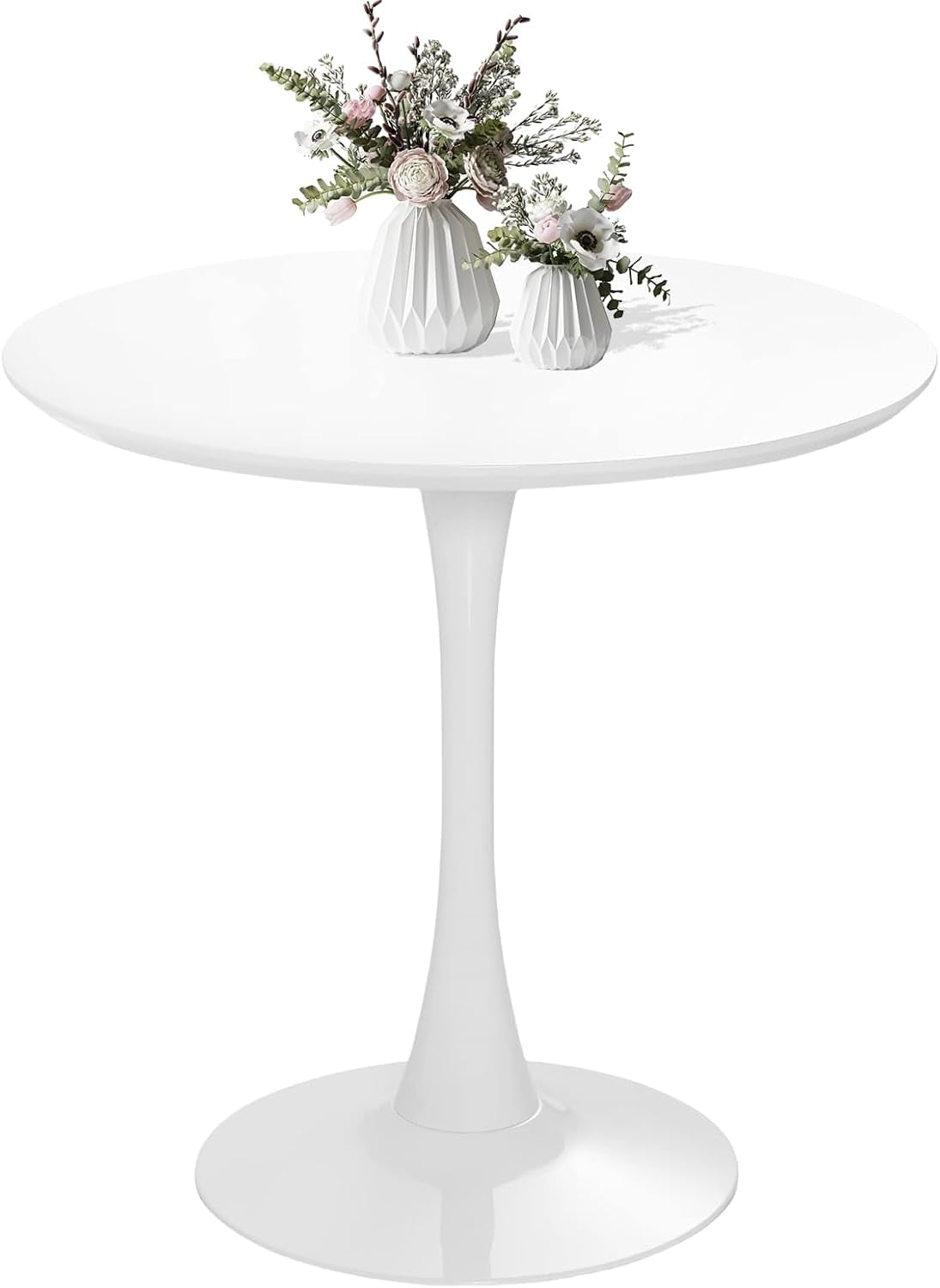 ERGOMASTER 32 Inches Round Dining Table, Modern Tulip Kitchen Table for ...