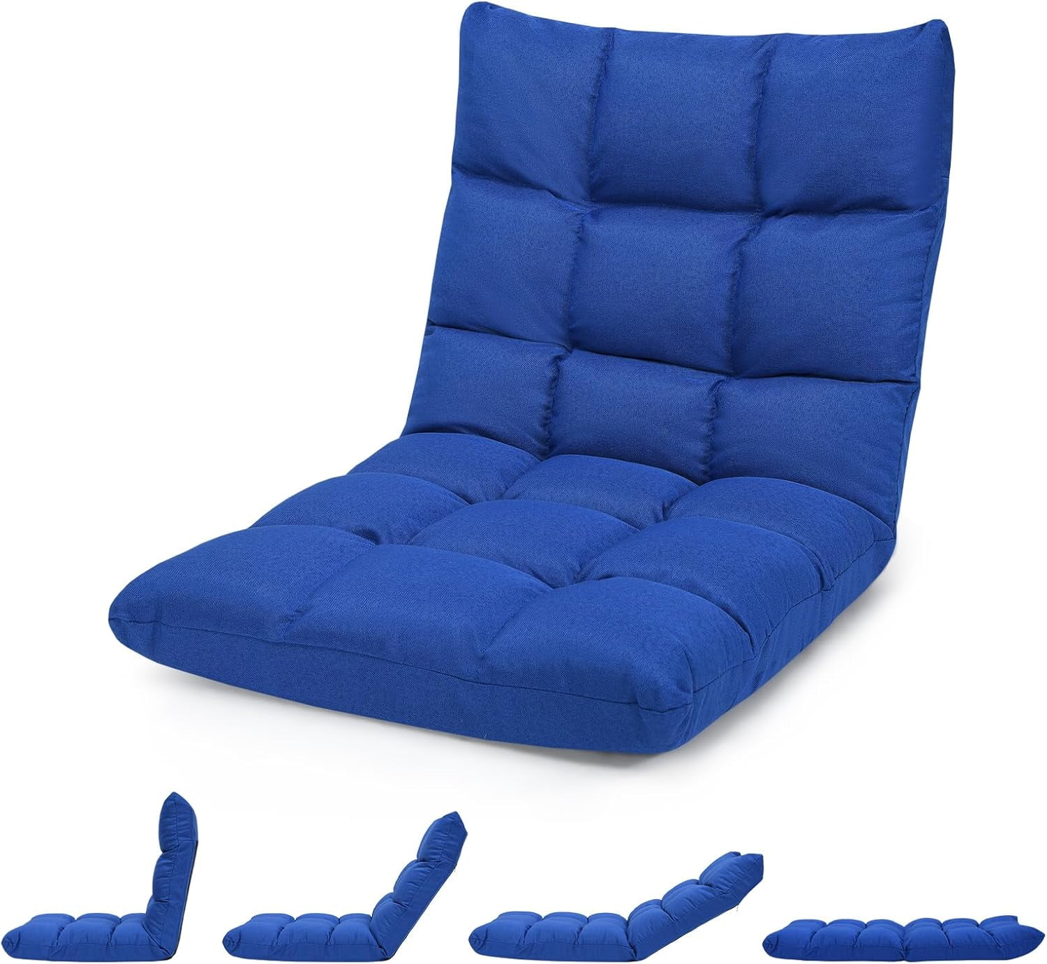 ERGOMASTER Adjustable Floor Video Gaming Chair with 14-Position ...