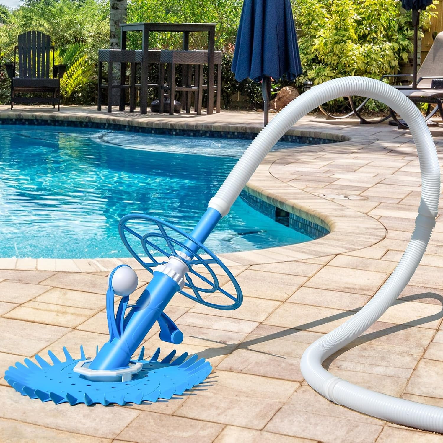 ERGOMASTER Pool Vacuum for Above Ground Pool, Automatic Cleaner Creepy ...