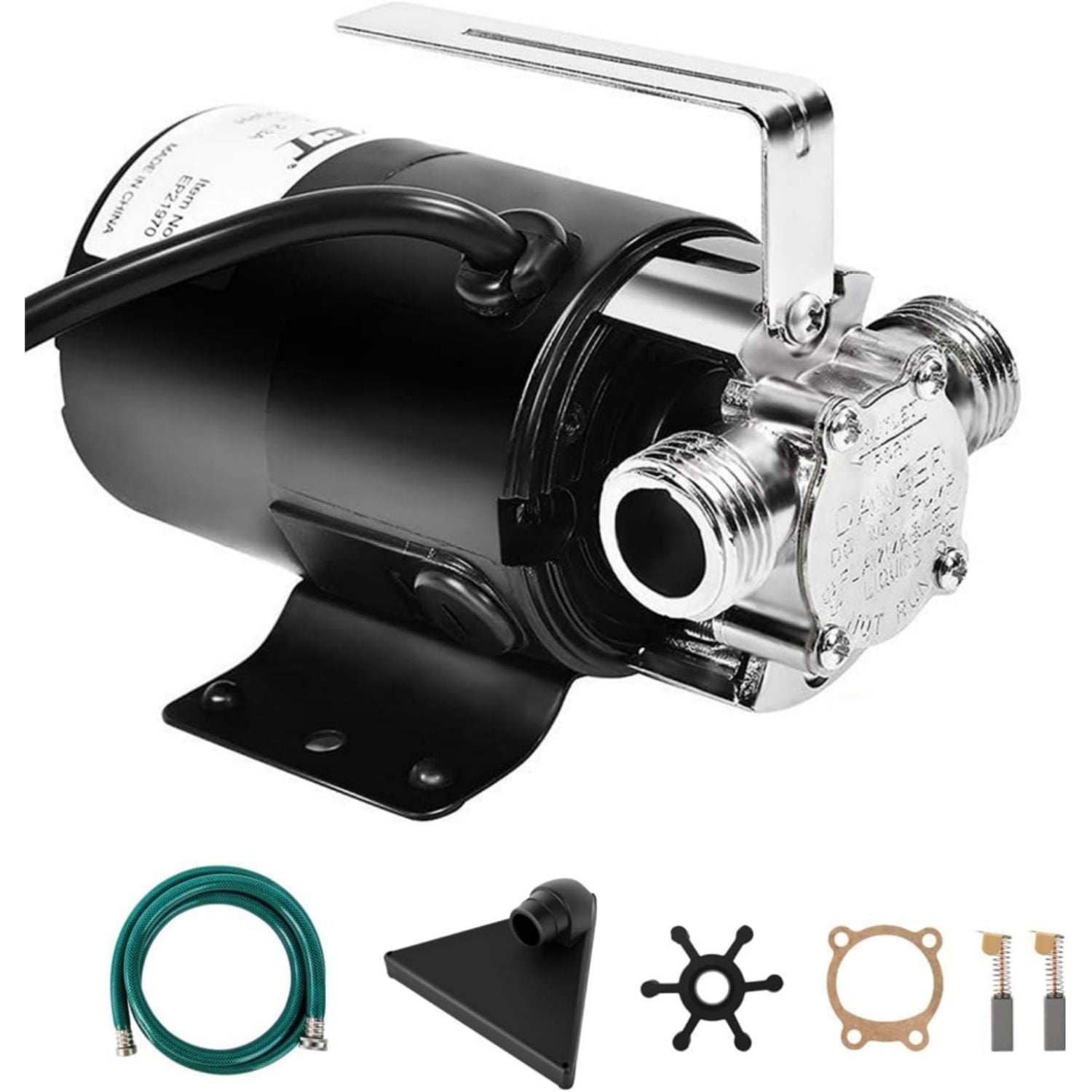 ERGOMASTER Portable Water Transfer Pump 120V, 330GPH Sump Mini Electric ...