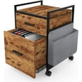 ERGONOMIC Rolling File Cabinet with Bag for Office File Cabinet 2 ...