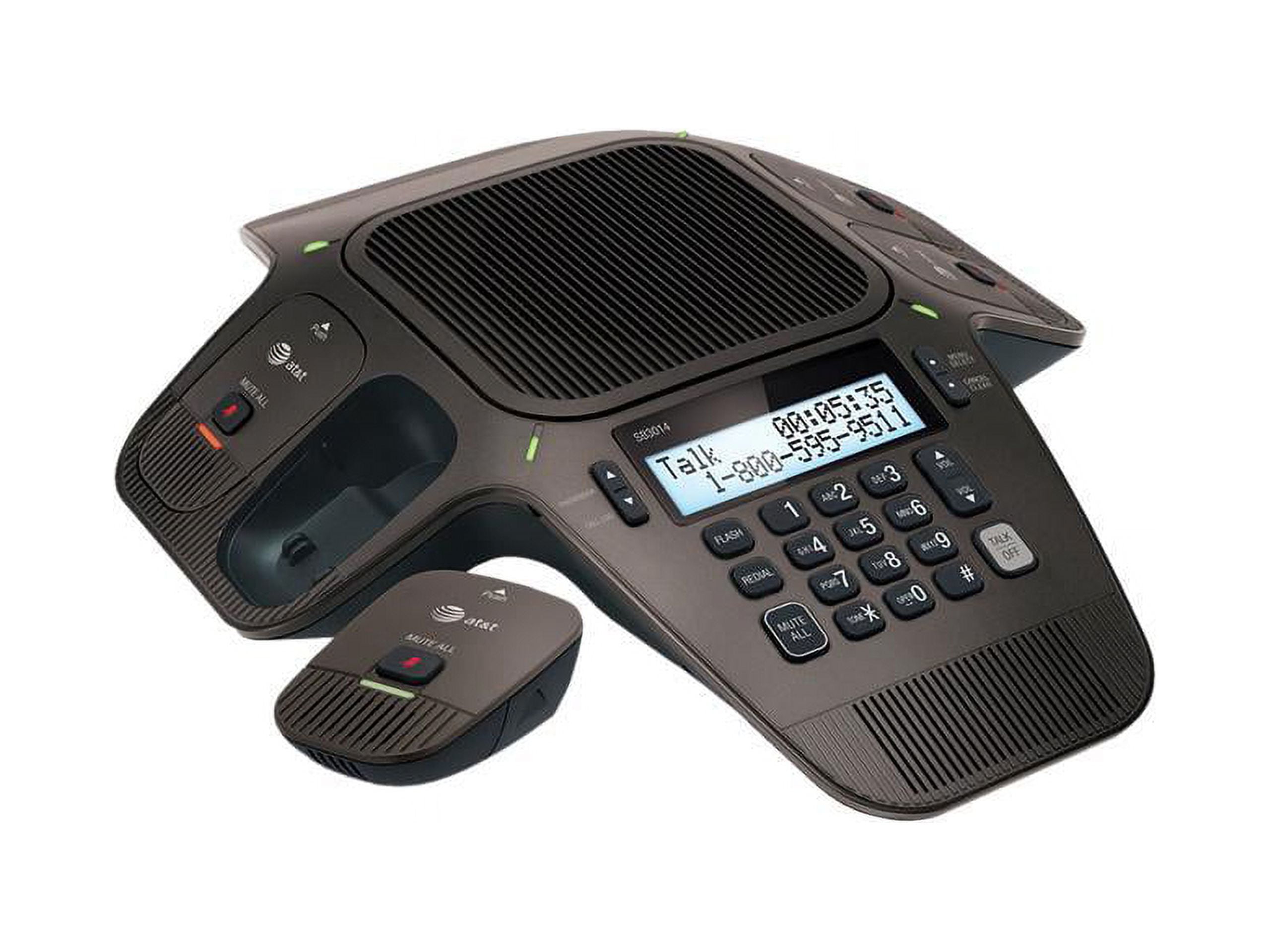 ERISSTATION CONFERENCE PHONE WITH 4 WRLS MICS - Walmart Business Supplies