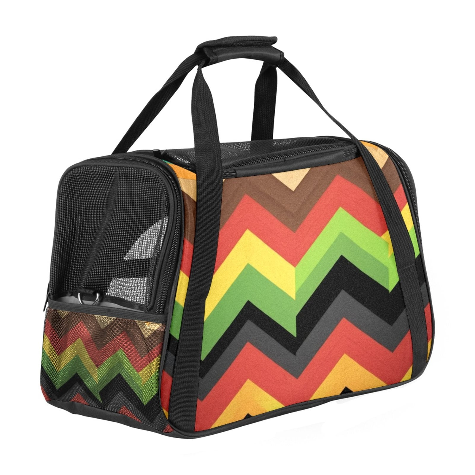 ERJLKXP Colorful Ripples Portable Dog Carrier Bag & Cozy Cat Carrying ...