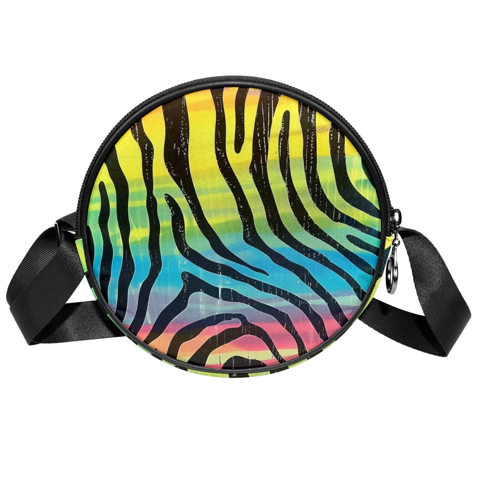 ERJLKXP Colorful Zebra Print Small Crossbody Bags for Women,Casual ...
