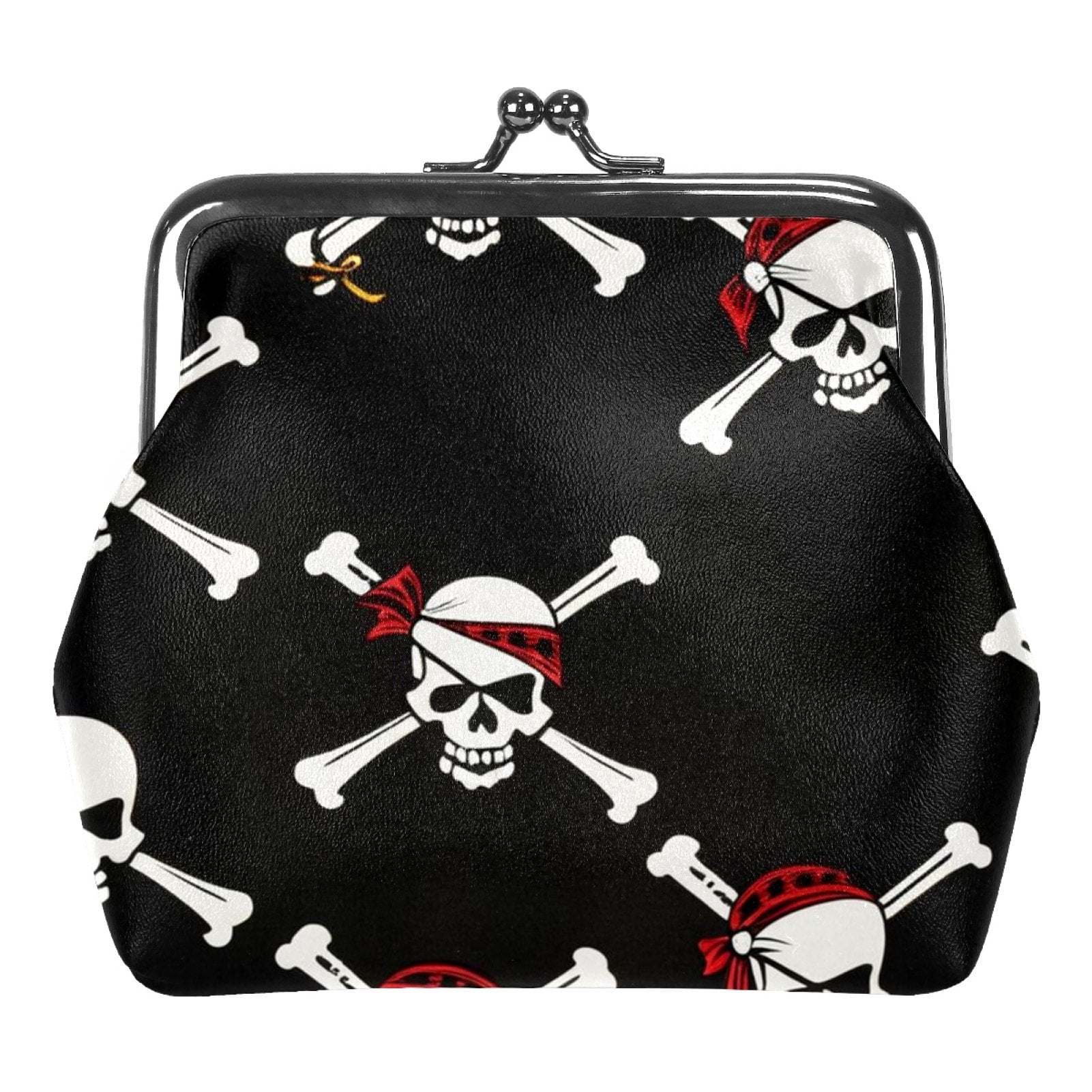 ERJLKXP Fashion Pirate Skull Small Coin Purse & Pouchese for Women and ...
