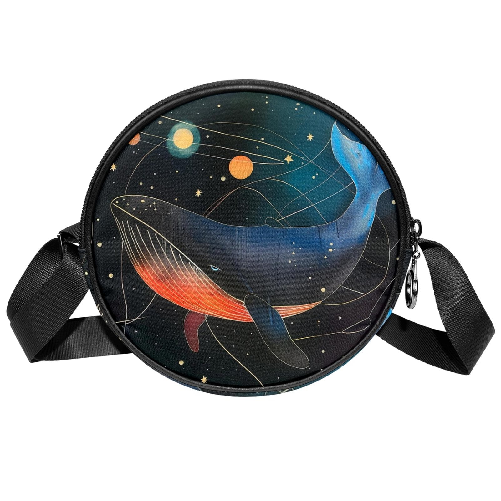 ERJLKXP Galactic Space Whale Small Crossbody Bags for Women,Casual ...