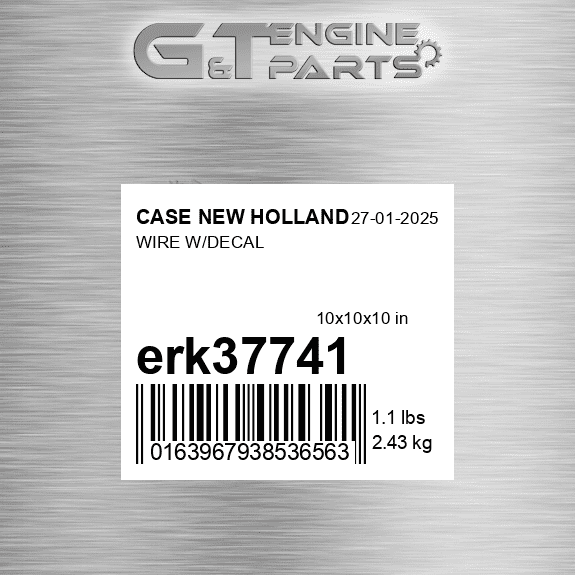 ERK37741 WIRE W/DECAL fits CASE NEW HOLLAND (New OEM) - Walmart.com