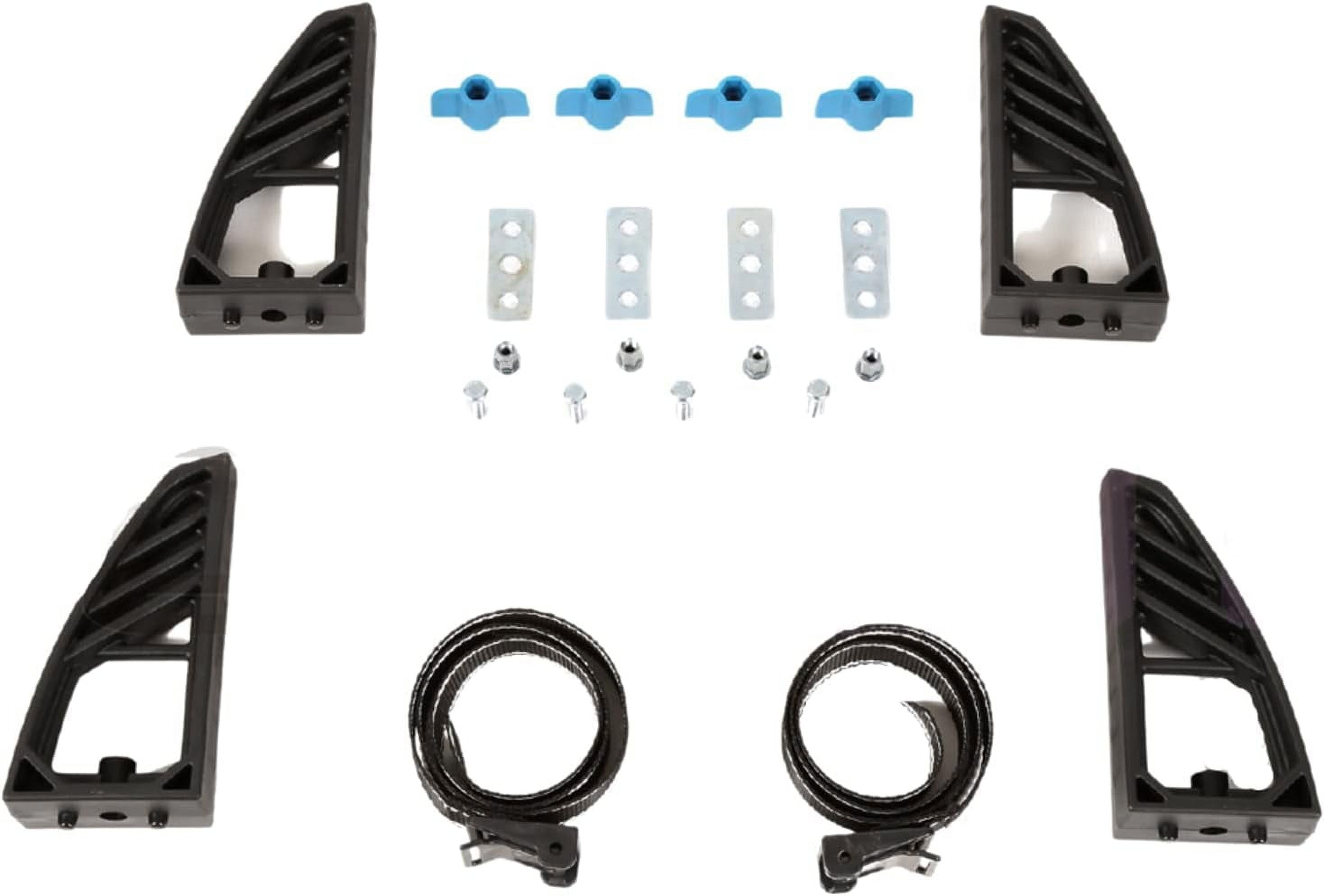 ERKUL Adjustable Load Stops Mounts Roof Rack Cross Bars (4 Pack with 4 ...