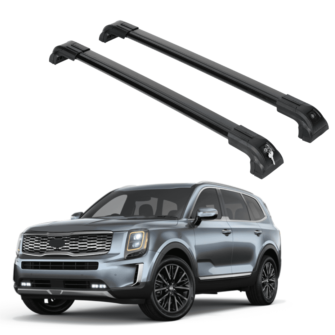 ERKUL Heavy Duty 220lb Roof Rack Cross Bars for 2019-2025 Kia Telluride (Except X-Line and X-Pro ...